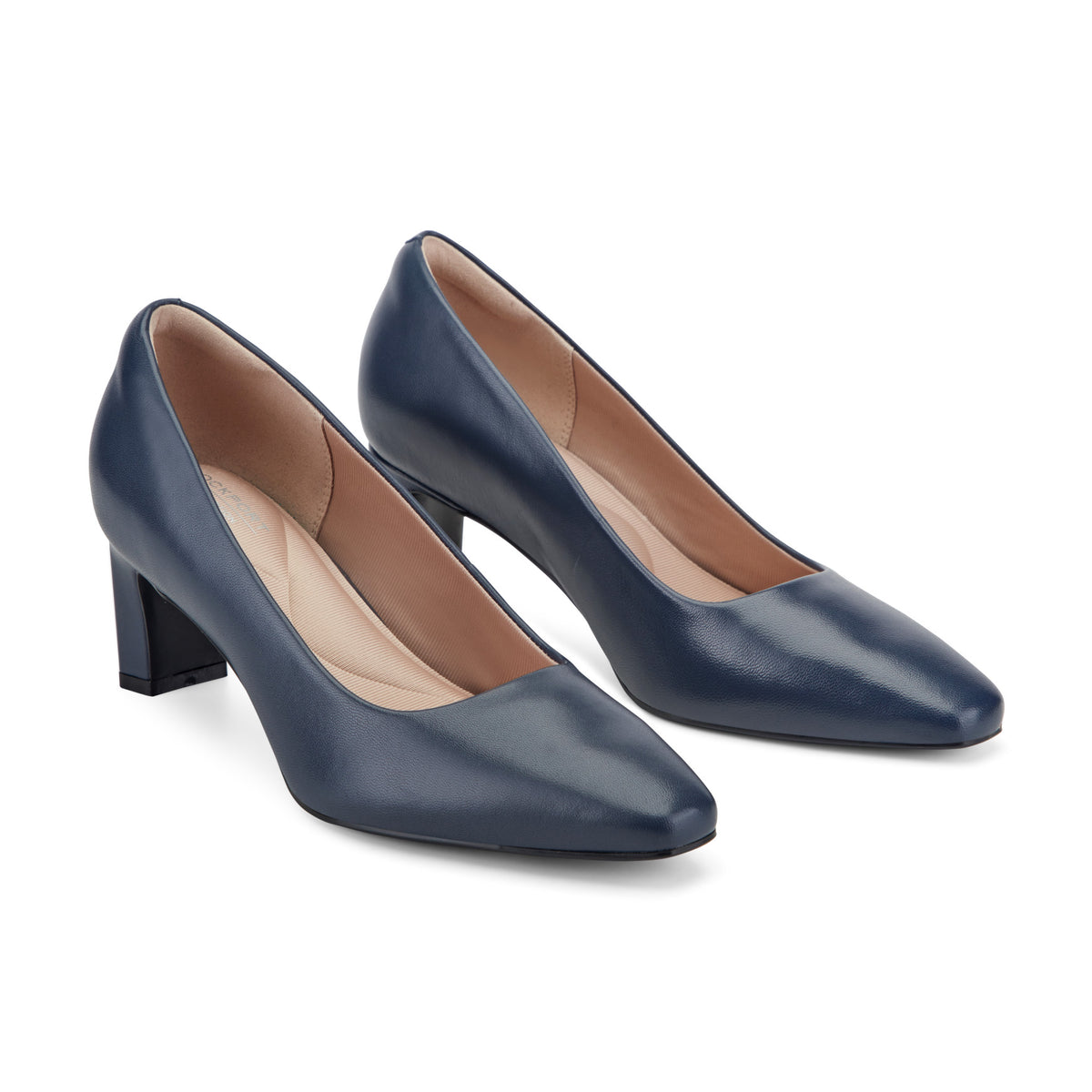 Women's Total Motion Merida Classic Dress Pumps - Dark Blue Leather ...