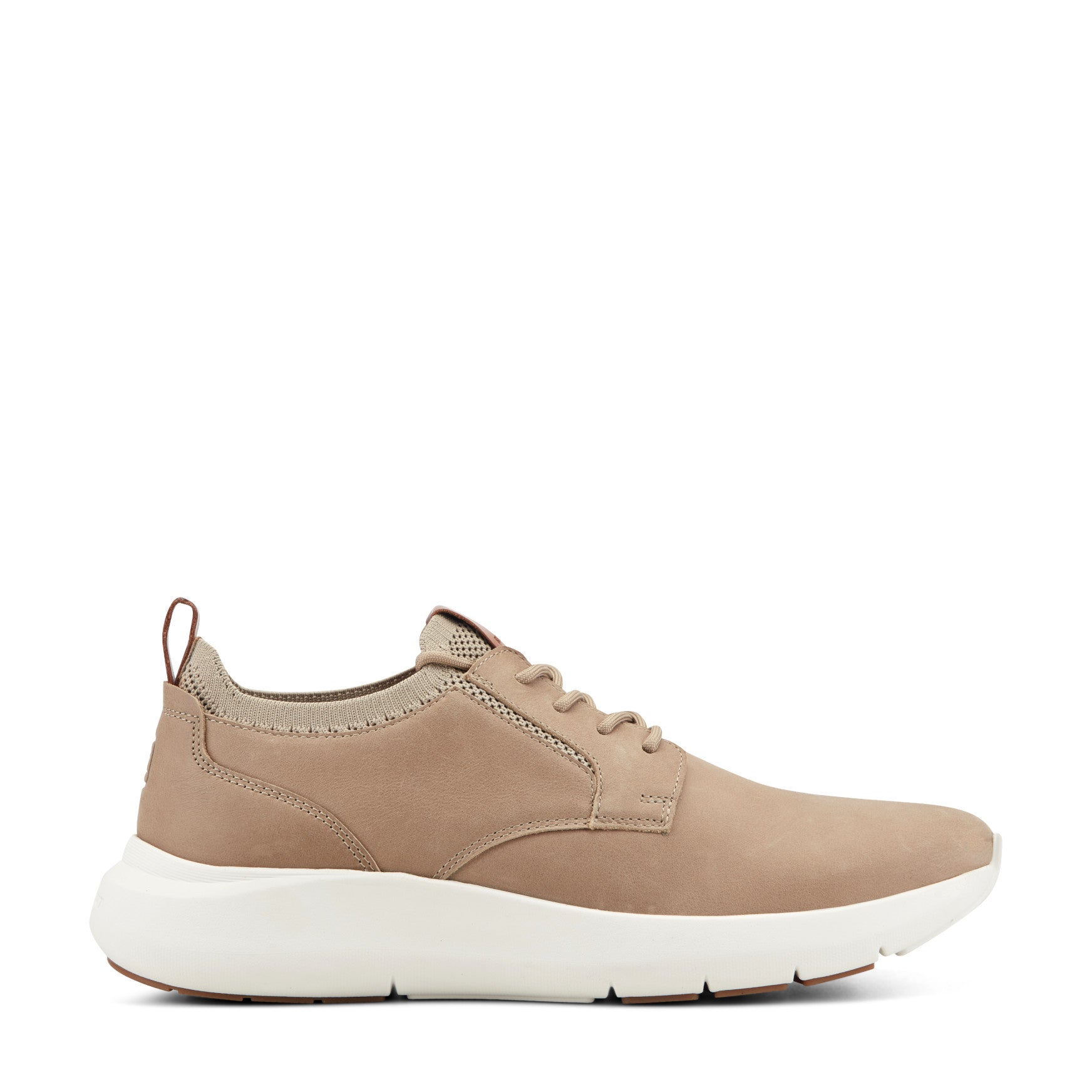 Men's Jonston Lace-up Casual Sneakers - Taupe Leather | Rockport