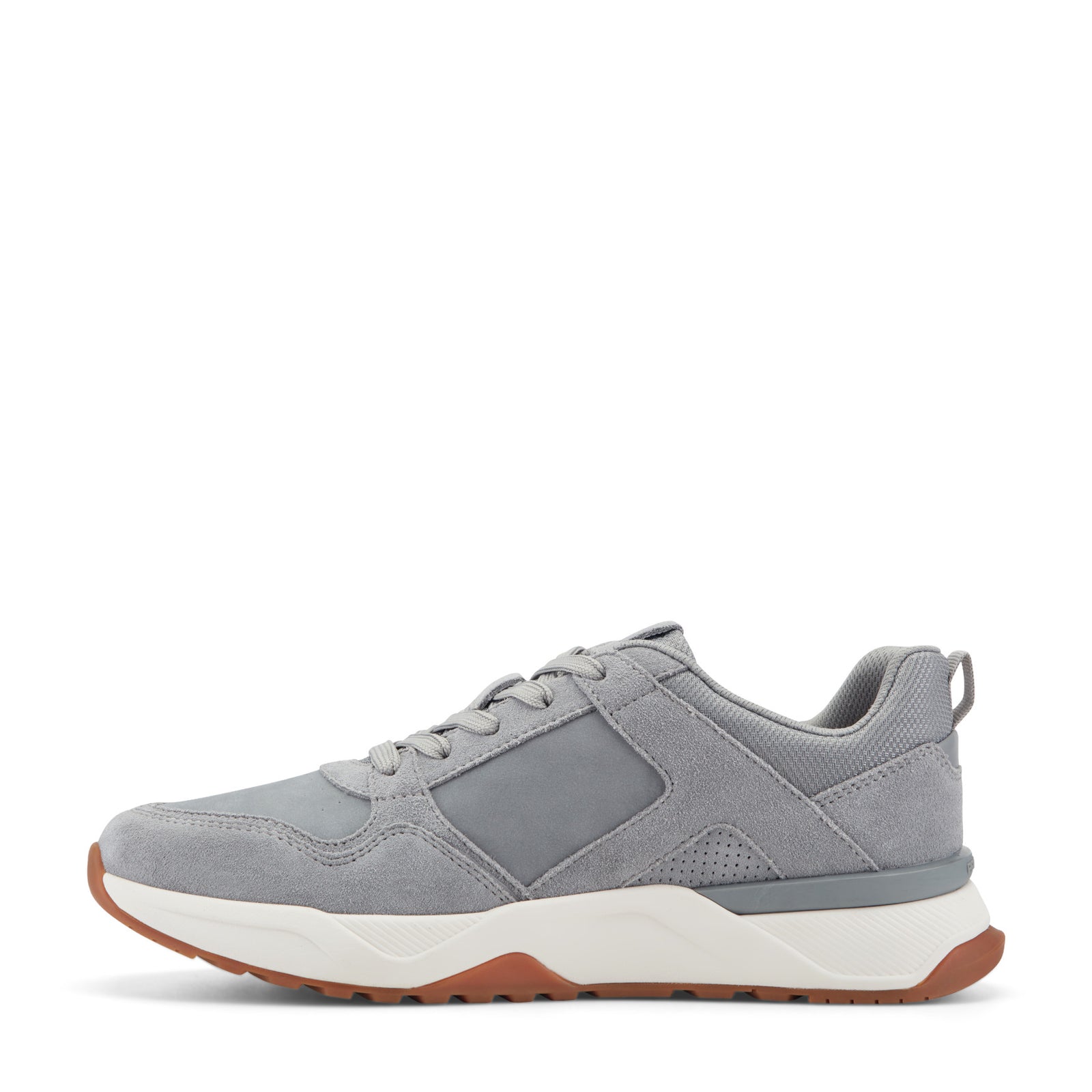 Men's ProWalker Norris Casual Sneakers - Medium Gray Suede | Rockport